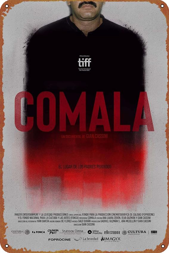 Comala posters Tin Sign Cafe bar Home Wall Art Decoration Retro Metal Tin Sign 8x12 inch