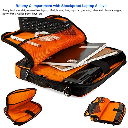 Laptop Tablet Shoulder Bag Sleeve Travel Briefcase 12 Inch for Samsung Galaxy Tab S9+/S8+/S7+/S7 FE, HP Envy x2 LTE, Surface Go 4, iPad Pro 11/Air 10.9