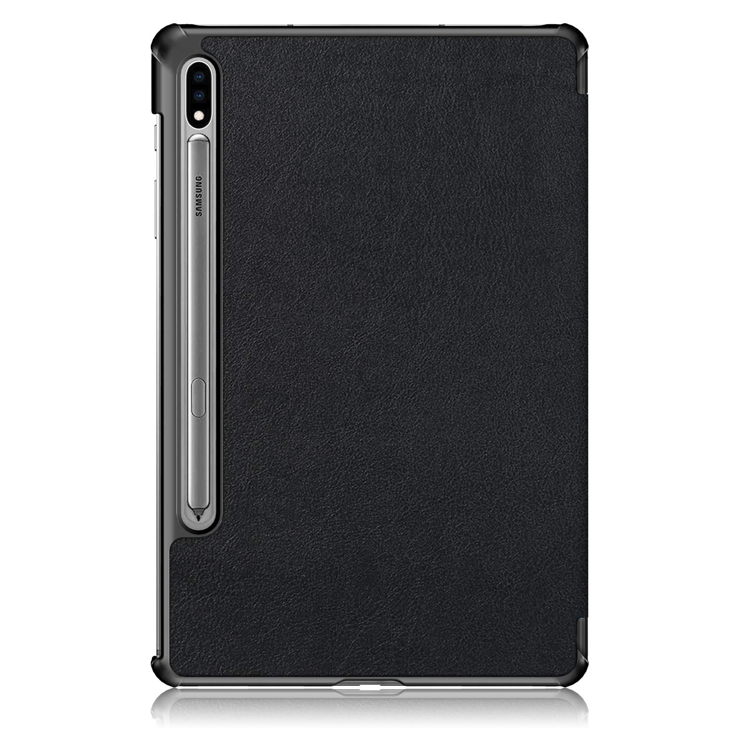 JGOYGYI Personalized Custom Name Case for Samsung Galaxy Tab S7 FE 2021/S8+ Plus 2022 /S7+ Plus 2020 12,4",Magnetic PU Leather Slim Protective Cover with Stand Function,Customize Handwritten Text