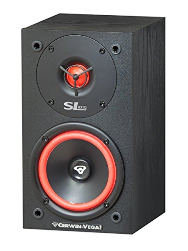 Home Audio Cerwin Vega SL-5M 5 1/4" 2-Way Satellite Speakers/Driver with 1" Soft Dome Tweeter (Pair)