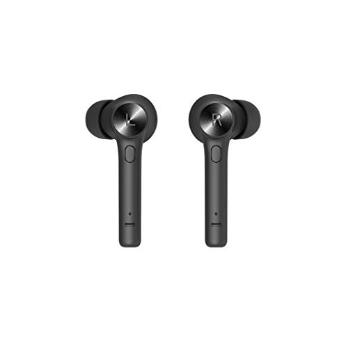 Bluedio Wireless Headphones with Face Recognition Feature, True Wireless Earbuds Bluetooth V5.0 Wireless Earphones Sports Running Headset with Charging Case Built-in Mic (Hurricane-HI Black)