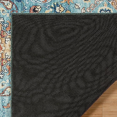 Gertmenian Indoor Boho Area Rug - 8x10 Large, Non Slip, Super Strong, Ideal for High Traffic Areas in Bedroom, Living Room, Kitchen - Tanis, Sage, 28503