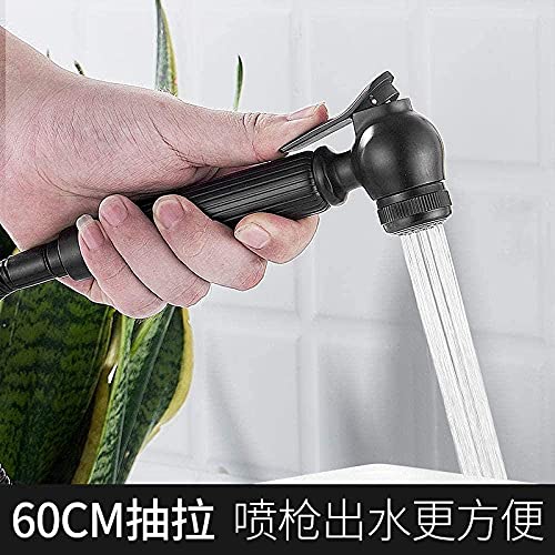 Kitchen Faucets Commercial Modern Basin hot and Cold Water Faucet Copper Rotating Telescopic Bathroom Bathroom Sink wash Basin Faucet can Pull