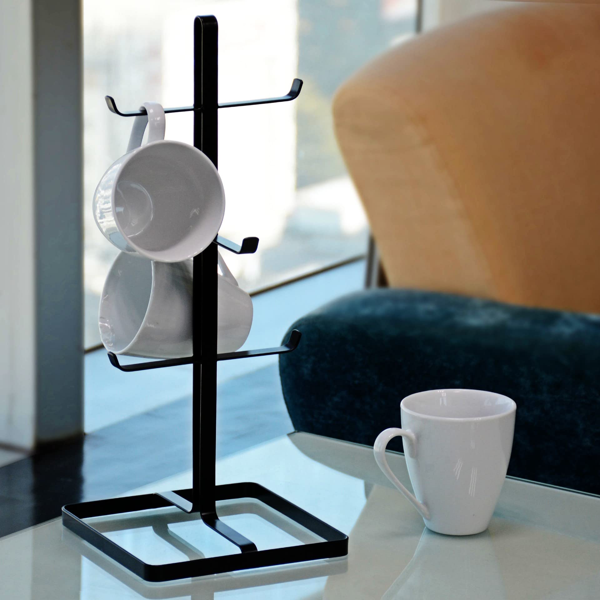 Neat-O Metal Mug Tree Holder Organizer Rack Stand