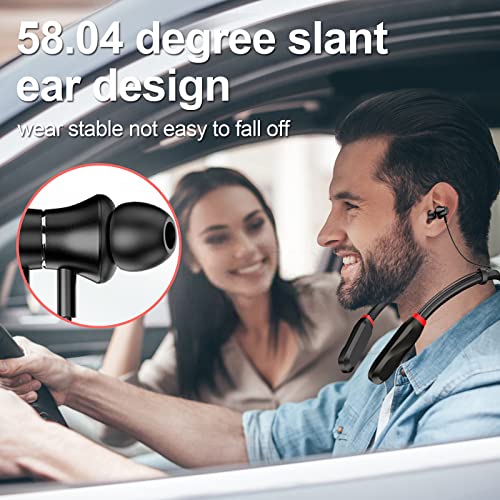 Nepartak Bluetooth Headphones Neckband, Long Battery Life,100 Hours Playtime,IPX5 Waterproof, Bluetooth Wireless Sport Headphones,Bluetooth Neckband Running Headset with Microphone