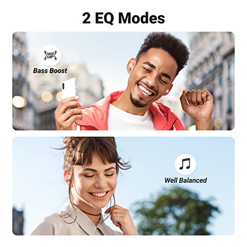 UGREEN HiTune Wireless Earbuds Bluetooth 5.0, Aptx HiFi Stereo Wireless Headphones with Built-in Mic, CVC 8.0 Clear Call Bluetooth Earbuds, Wireless Earphones with Deep Bass, 27H Playtime Rosegold