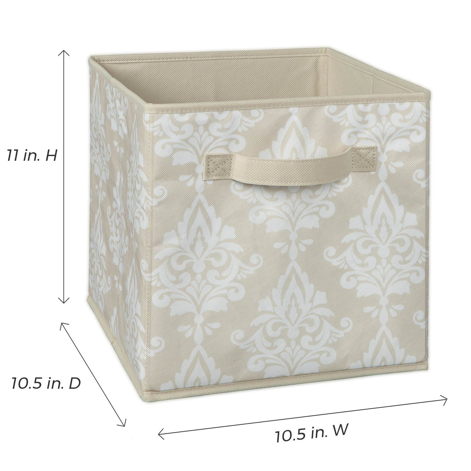 ClosetMaid 1841 Cubeicals Fabric Drawer, Natural Damask
