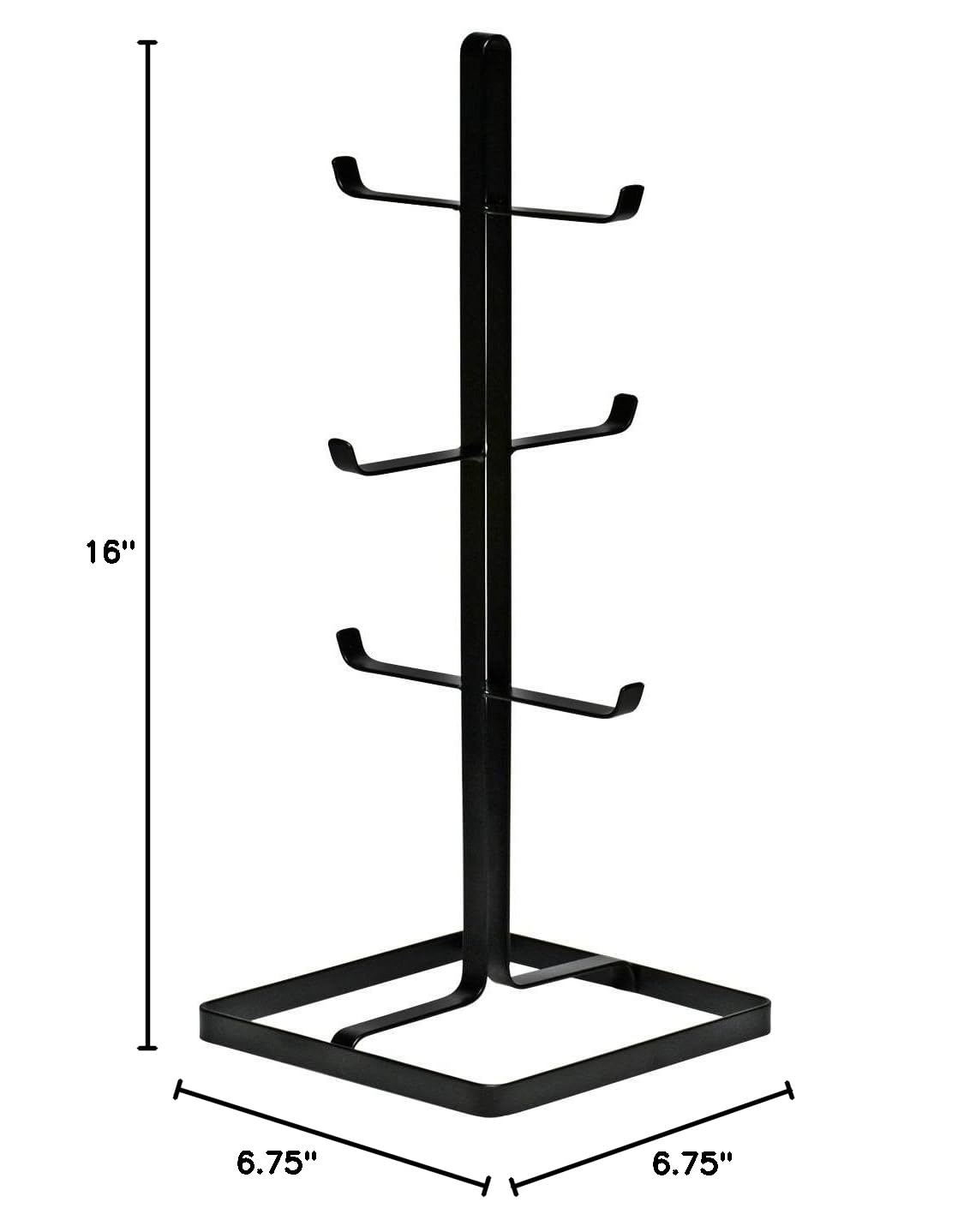 Neat-O Metal Mug Tree Holder Organizer Rack Stand
