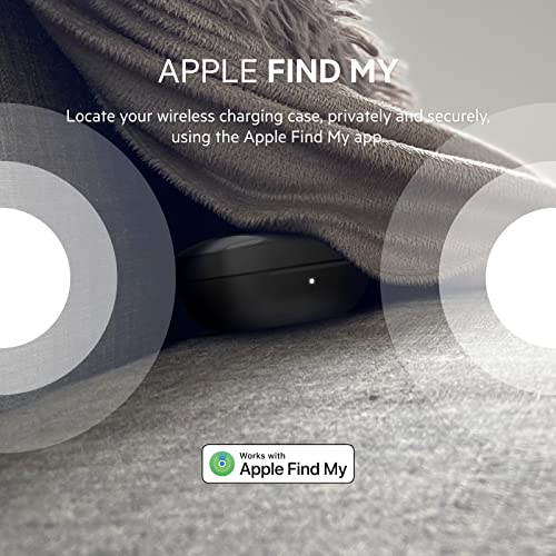 Belkin Wireless Earbuds, SoundForm Freedom True Wireless Bluetooth Earphones with Wireless Charging Case IPX5 Certified Sweat and Water Resistant with Deep Bass for iPhones and Androids - Black
