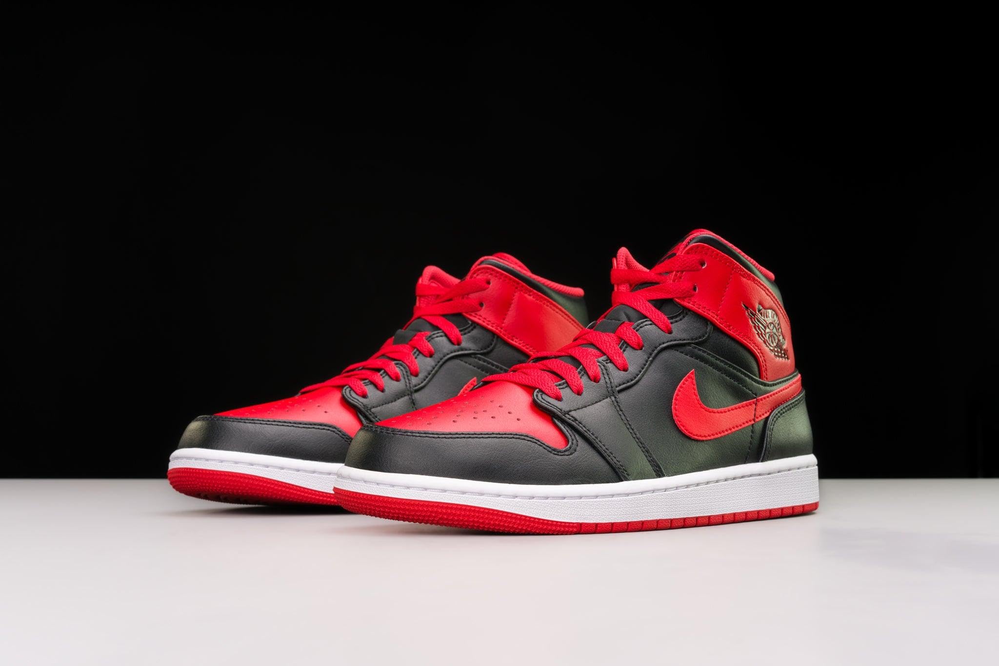 NIKE Men's Modern, Black Fire Red White, 9