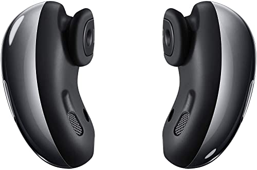 SAMSUNG Galaxy Buds Live True Wireless Earbuds US Version Active Noise Cancelling Wireless Charging Case Included, Mystic Black