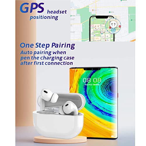 Bluetooth 5.3 Air Pro Wireless Earbuds, Bluetooth Headphones with Microphone,IPX7 Waterproof Touch in-Ear Sports Earbuds, 30H Playtime, Noise Cancelling Stereo Earphones for Sports and Work(2022)