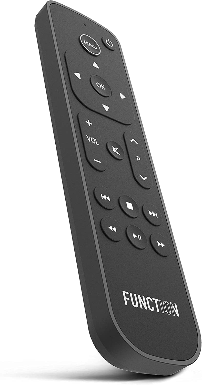 Function101 F101-ATVRM 3-Pack | Replacement Button Remote for Apple TV | Infrared Connectivity | 2 AAA Batteries Included