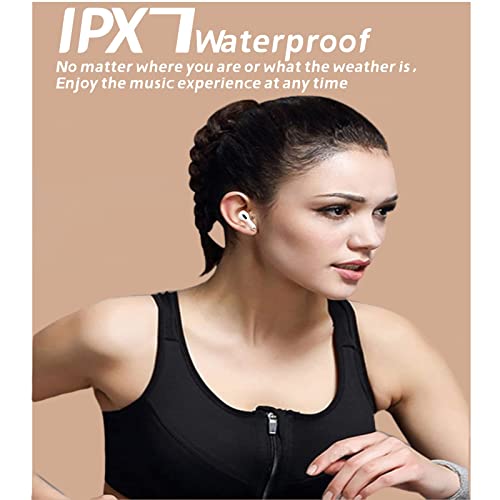 Bluetooth 5.3 Air Pro Wireless Earbuds, Bluetooth Headphones with Microphone,IPX7 Waterproof Touch in-Ear Sports Earbuds, 30H Playtime, Noise Cancelling Stereo Earphones for Sports and Work(2022)
