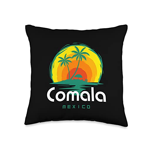 Comala Holiday Design Mexico Comala Throw Pillow, 16x16, Multicolor