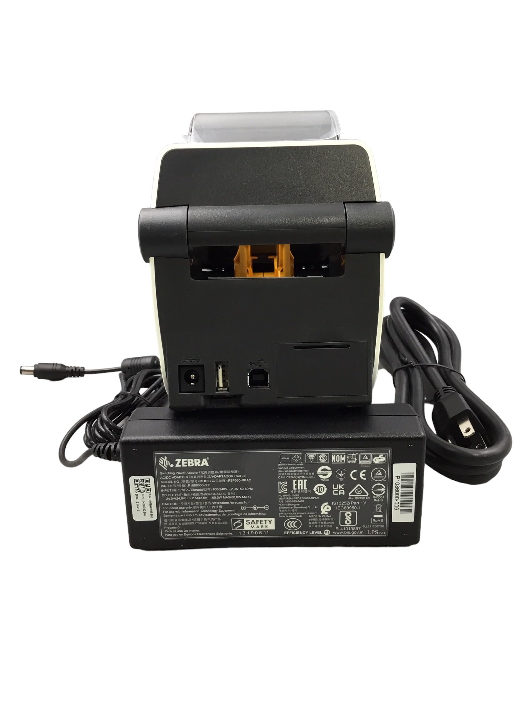 Zebra Technologies ZD41H22-D01W01EZ Printer, ZD410, Direct Thermal, Healthcare, 802.11AC and Bluetooth 4.0, Ezpl (Renewed)