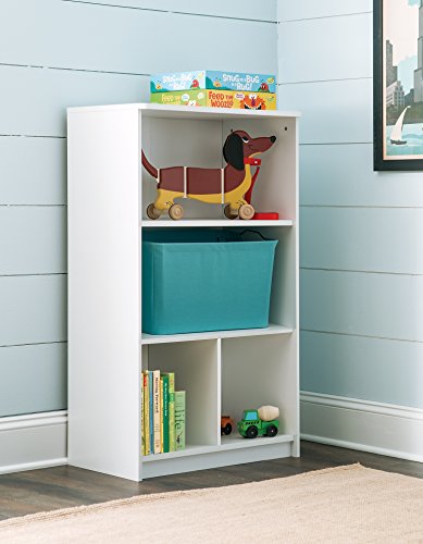 ClosetMaid 1497 KidSpace 3-Tier Vertical Storage Shelf, White