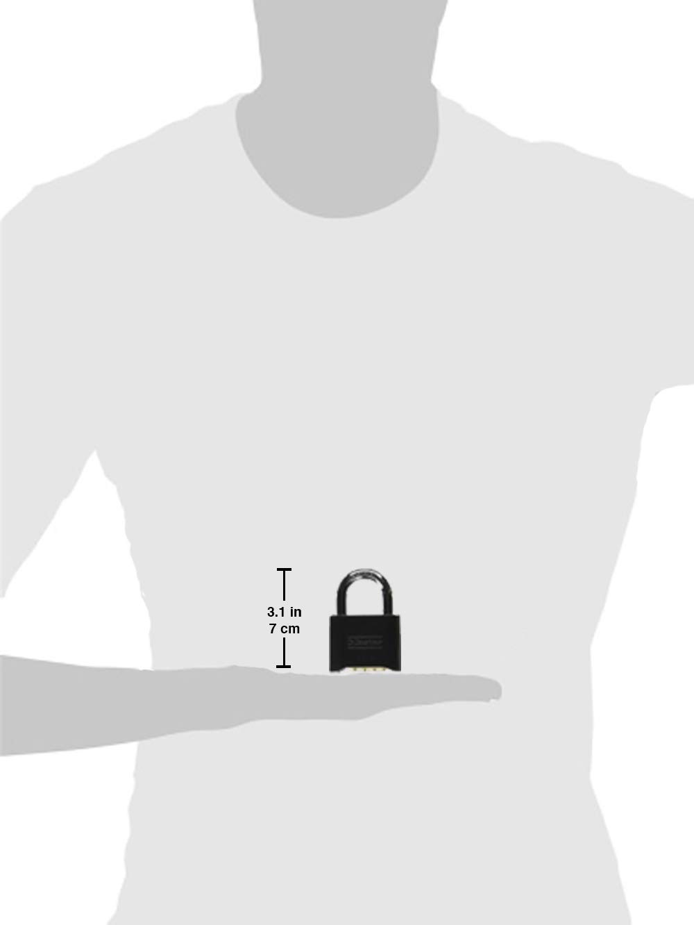 Master Lock Combination Lock, Set Your Own Combination Lock, Indoor and Outdoor Padlock, Weatherproof Code Lock, 178D