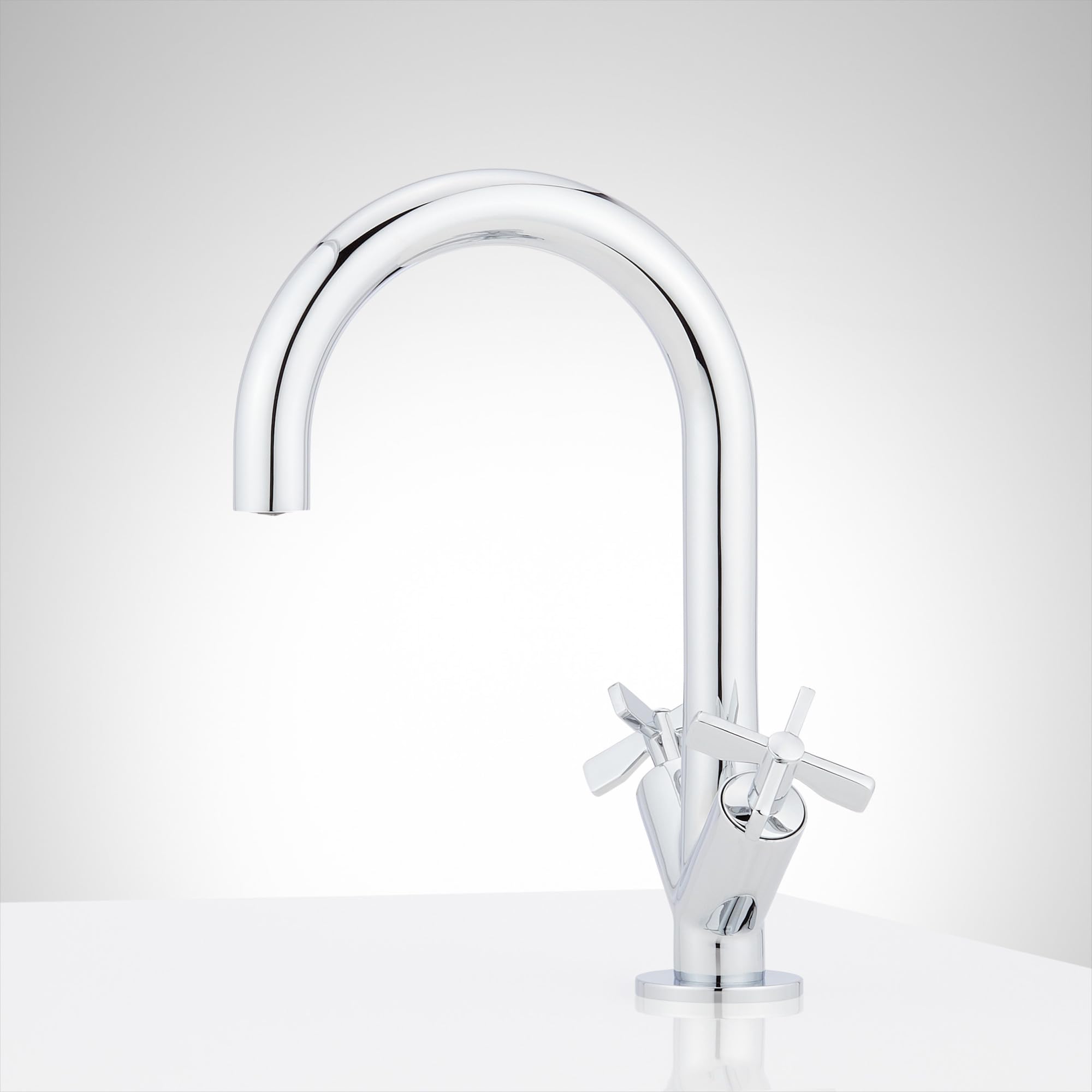 Signature Hardware 953796 Vassor 1.2 GPM Single Hole Bathroom Faucet with Pop-Up Drain Assembly - Matte Black