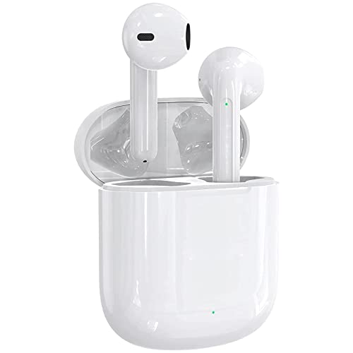 Wireless Earbuds, Bluetooth 5.0 Earbud Earphones Wireless Bluetooth with Charging case, Ear Bud & in-Ear Headphones IPX6 Waterproof, Wireless Ear Buds with Mic Auto Pairing for iPhone/Samsung/Android