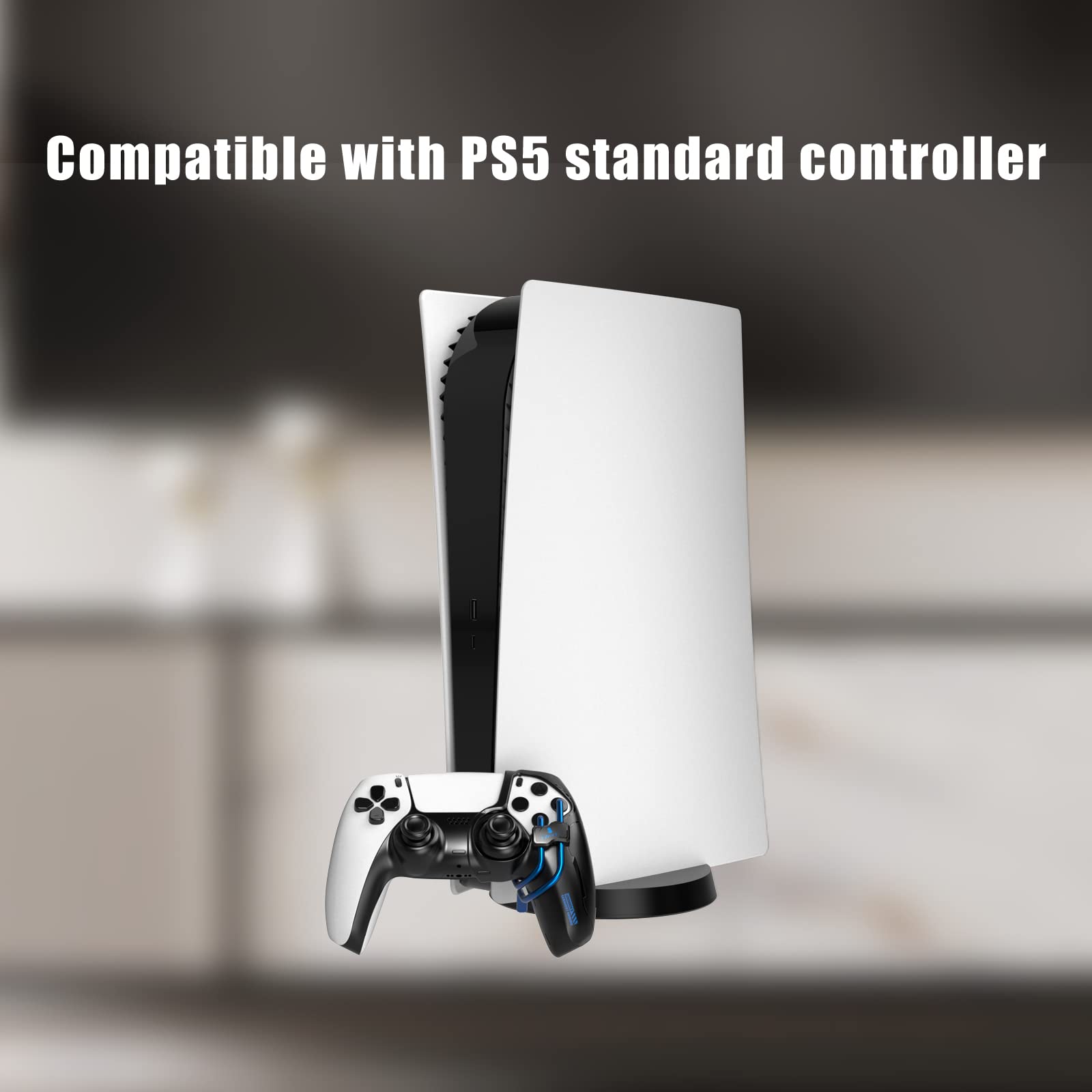 EXknight Deathclaw Back Paddles Attachment, Back Buttons Adapter for PS5 Controller