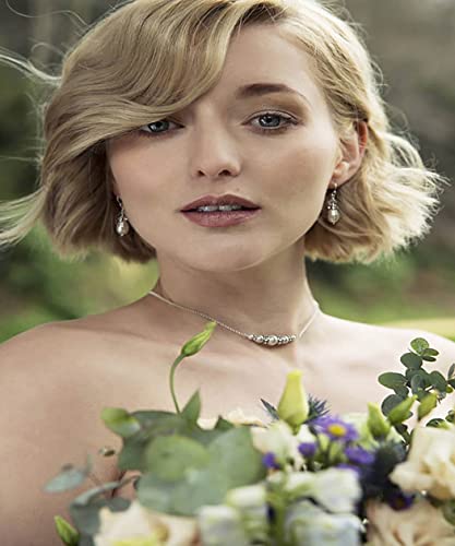 Ursumy Back Necklace Pearl Backdrop Necklace Sexy Body Chain Bridal Back Chain Jewelry for Women(Gold)