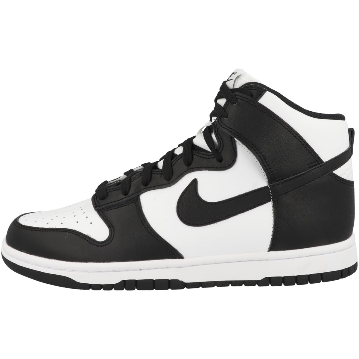 Nike Men's Dunk High Retro Shoes, White Black Total Orange, 13