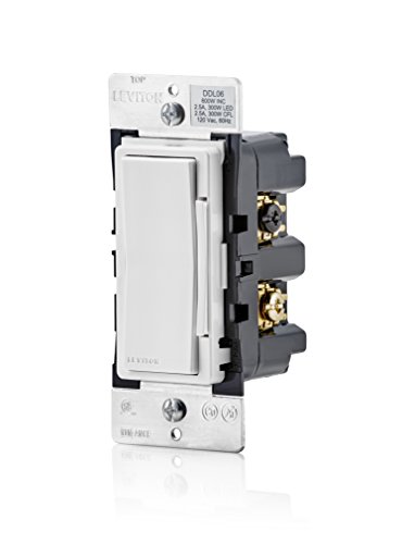 Leviton DDL06-BLZ Decora Digital 300W LED/CFL, 600W Incandescent Dimmer & Timer with Bluetooth Technology