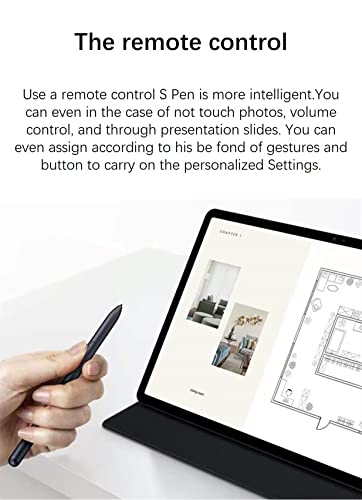Tab S7 S Pen (WithBluetooth) (4,096 Pressure) Replacement for Samsung Galaxy Tab S7|Tab S7 Plus All Verisons +Tibs/Nibs (Black)