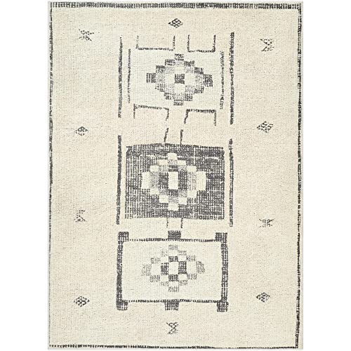 Livabliss x Becki Owens Solana Global Area Rug, 6'7" x 9', Taupe/Cream, (7' x 9')
