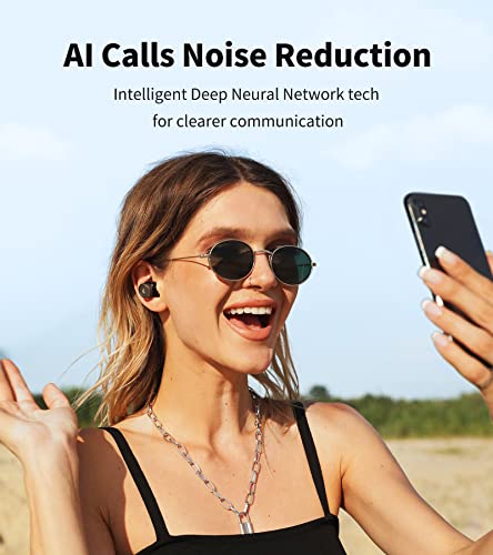 Edifier W240TN Active Noise Cancellation Earbuds with Bluetooth V5.3 - True Wireless Earbuds with Dual Dynamic Drivers - Fast Charging - Custom EQ - Physical Button and App Control - Black