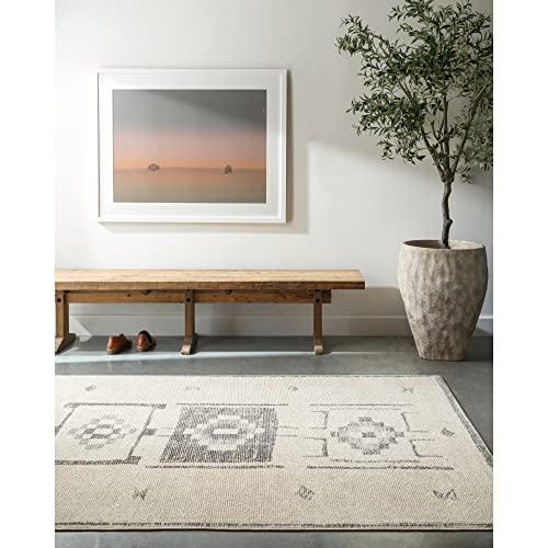 Livabliss x Becki Owens Solana Global Area Rug, 6'7" x 9', Taupe/Cream, (7' x 9')