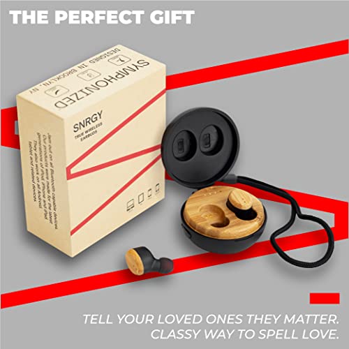 Symphonized SNRGY True Wireless Earbuds โ Ear Buds Wireless, Bluetooth Earbuds with Microphone, Earbud in-Ear Headphones, Earbuds Wireless Bluetooth Noise Cancelling, Audifonos Bluetooth Inalambricos