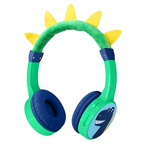 JBUNION Kids Bluetooth Headphones, with 85dB Volume Limited Adjustable Headphones, Wireless Bluetooth Headphones, Aux 3.5mm Cable Included for Boys Girls Study, School, Kids Headset for ipad/Tablet