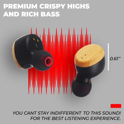 Symphonized SNRGY True Wireless Earbuds โ Ear Buds Wireless, Bluetooth Earbuds with Microphone, Earbud in-Ear Headphones, Earbuds Wireless Bluetooth Noise Cancelling, Audifonos Bluetooth Inalambricos