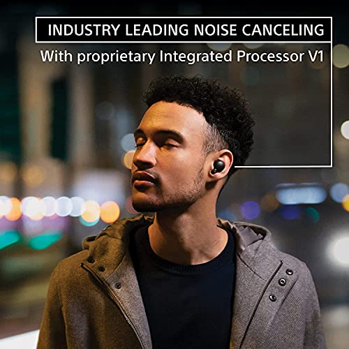 Sony WF-1000XM4 Industry Leading Noise Canceling Truly Wireless Earbud Headphones with Alexa Built-in, Black WF1000XM4/B with Charging Case Bundle with Deco Gear Portable Charger