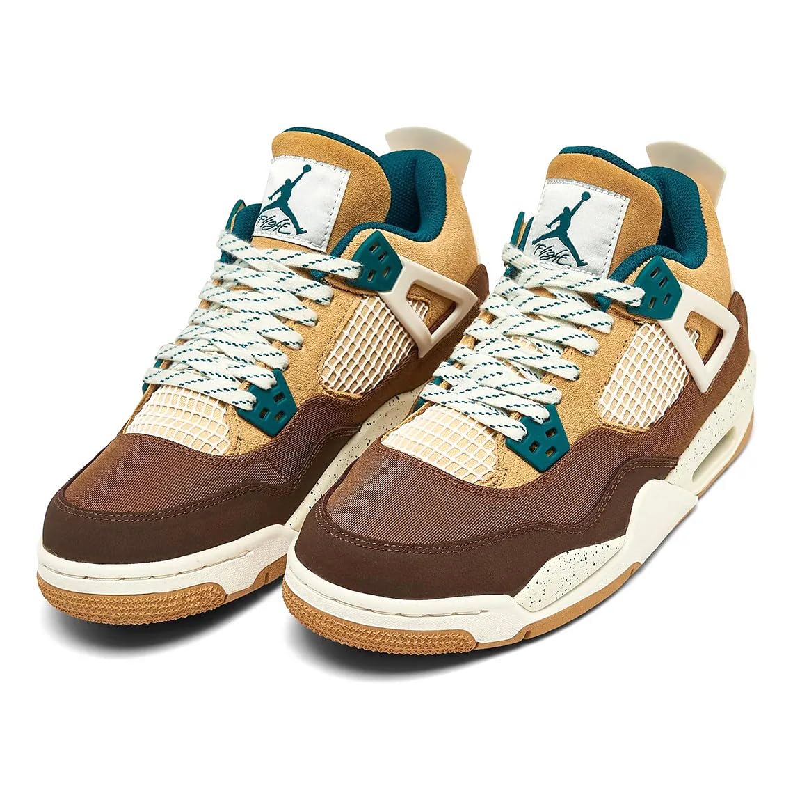 Jordan Little Kid's 4 Retro Cacao Wow/Geode Teal (FB2213 200) - 2.5