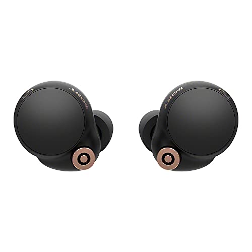 Sony WF-1000XM4 Industry Leading Noise Canceling Truly Wireless Earbud Headphones with Alexa Built-in, Black WF1000XM4/B with Charging Case Bundle with Deco Gear Portable Charger
