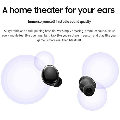 Samsung Galaxy Buds Pro, True Wireless Earbuds w/Active Noise Cancelling (Wireless Charging Case Included), Phantom Black (International Version)