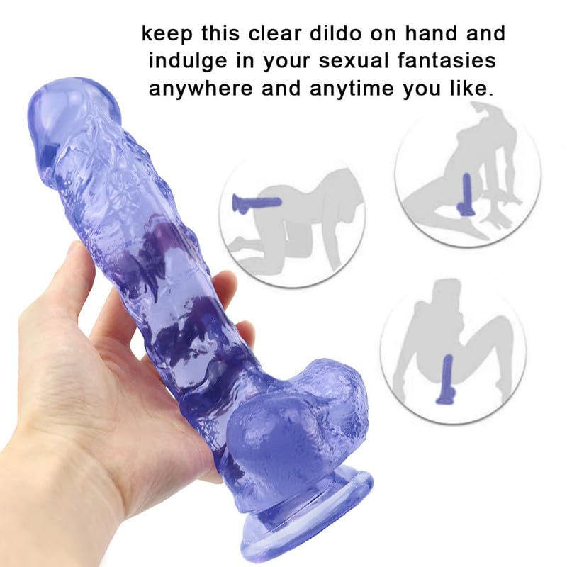 9.05 inches Premium Realistic Classic Dick Wand with Strong Suction Cups Used for Women and Couple-QF79