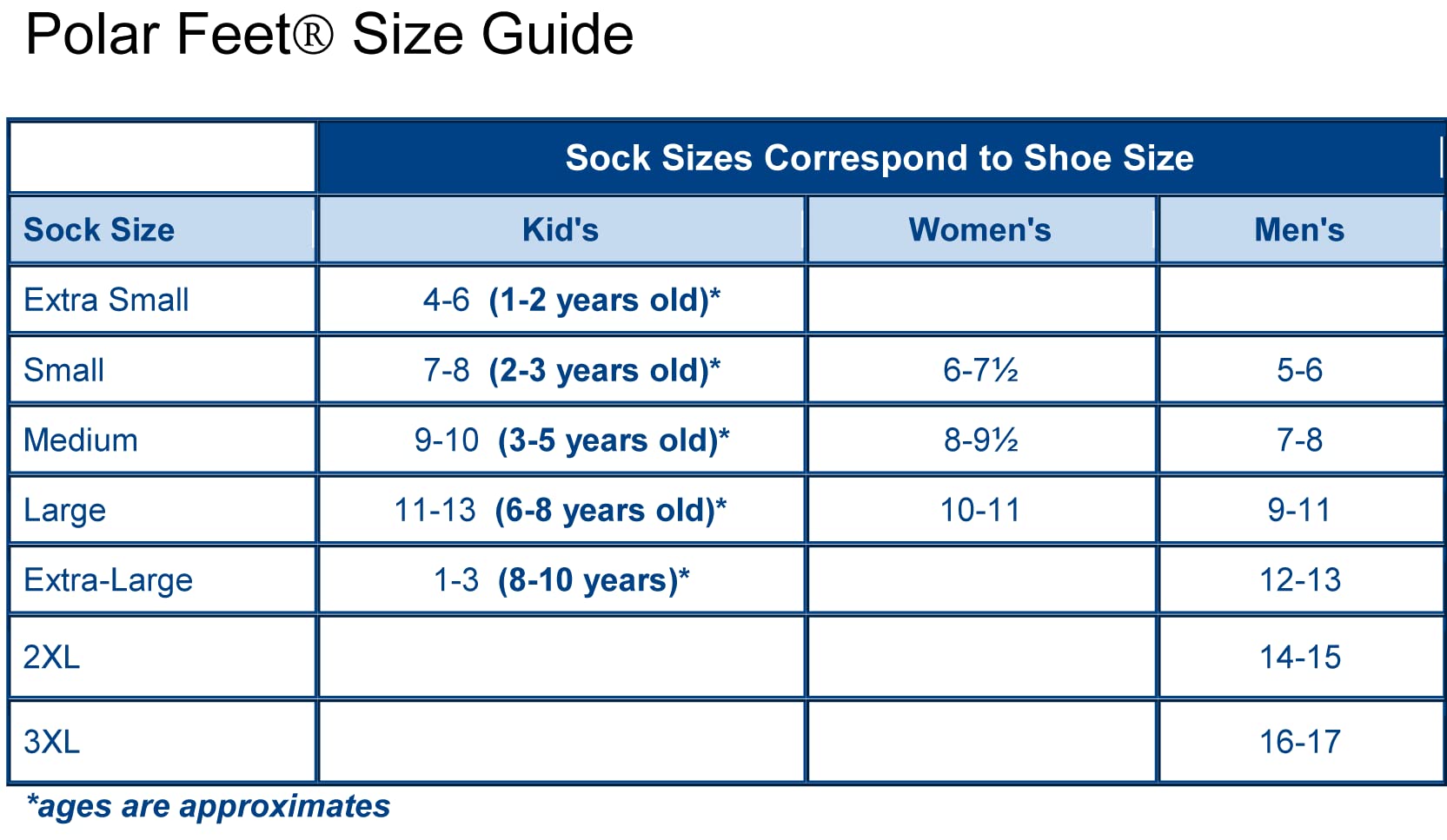 Polar Feet Fleece Socks for Men and Women, Unisex Jazz 3XL (M15-16)