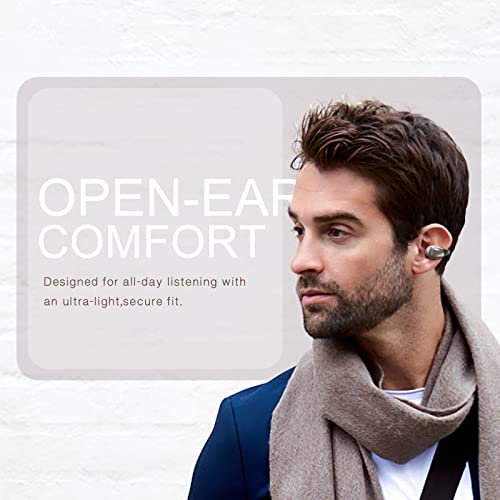 WPOW Open Ear Headphones,Sport Earbuds,Sport Headphones,Open Earbuds,Wireless Earbuds Mini for Cycling Driving, Open earplugs, Running Earbuds