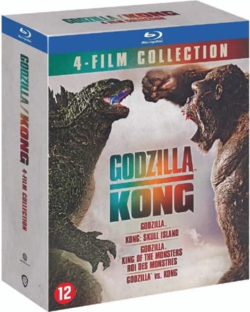 Godzilla / Kong Collection - 4-Disc Boxset ( Godzilla / Kong: Skull Island / Godzilla: King of the Monsters / Godzilla vs. Kong ) [ Blu-Ray, Reg.A/B/C Import - Belgium ]