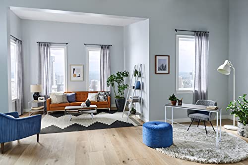 ClosetMaid Writing Desk or Console Table for Office, Entryway or Living Room, Industrial Modern Design, Wood with White Metal Frame, Smoky Taupe