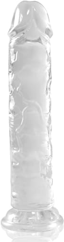 Realistic Dildo 5.7 inch, Clear Dildo with Strong Suction Cup for Hands-Free Play, Soft Material Adult Sex Toys for Beginner and Couple Portable z97