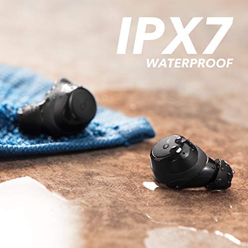 Soundcore by Anker Life A1 True Wireless Earbuds, Powerful Customized Sound, 35H Playtime, Wireless Charging, USB-C Fast Charge, IPX7 Waterproof, Button Control, Bluetooth Earbuds(Renewed)