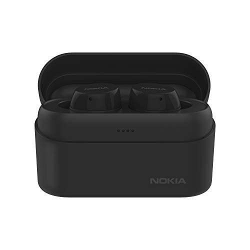 Nokia Power Earbuds | True Wireless with Charging Case | Up to 150 Hours of Play | Waterproof | Universal Bluetooth 5.0 Compatibility with Built-in Mic | Crystal-Clear Sound with Enhanced Bass