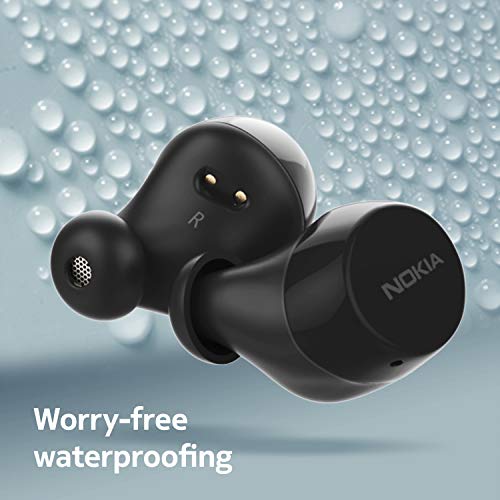 Nokia Power Earbuds | True Wireless with Charging Case | Up to 150 Hours of Play | Waterproof | Universal Bluetooth 5.0 Compatibility with Built-in Mic | Crystal-Clear Sound with Enhanced Bass