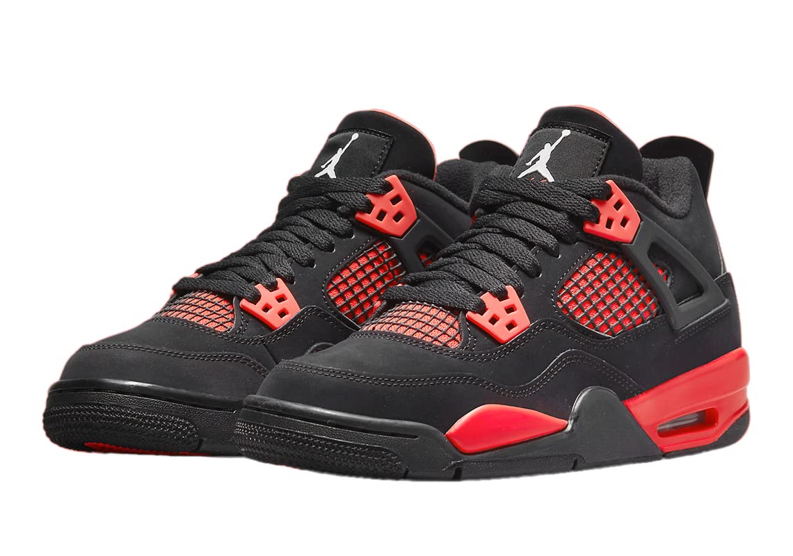 Jordan Youth Air 4 Retro GS 408452 016 Red Thunder - Size 4.5Y
