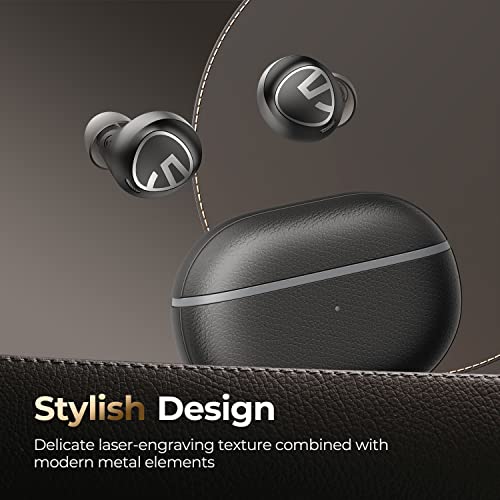 SoundPEATS Free2 classic Wireless Earbuds Bluetooth V5.1 Headphones with 30Hrs Playtime in-Ear Wireless Earphones, Built-in Mic for Clear Calls, Touch Control, Single/Twin Mode, Immersive Stereo Sound